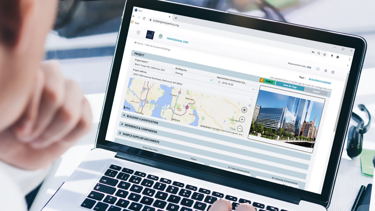 Embodied Carbon in Construction Calculator (EC3) Tool